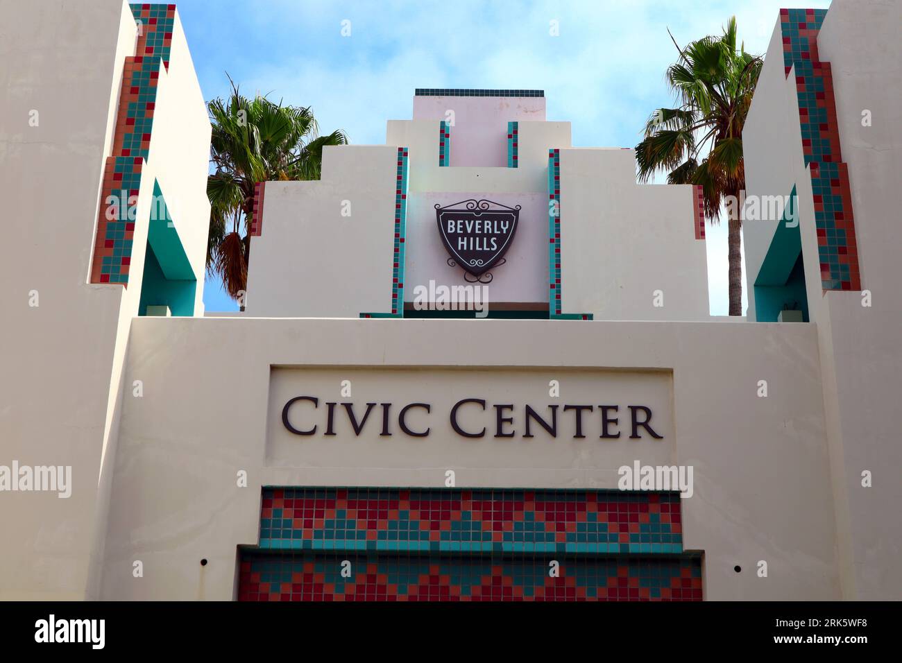 Beverly Hills, California: BEVERLY HILLS Civic Center. The building was ...