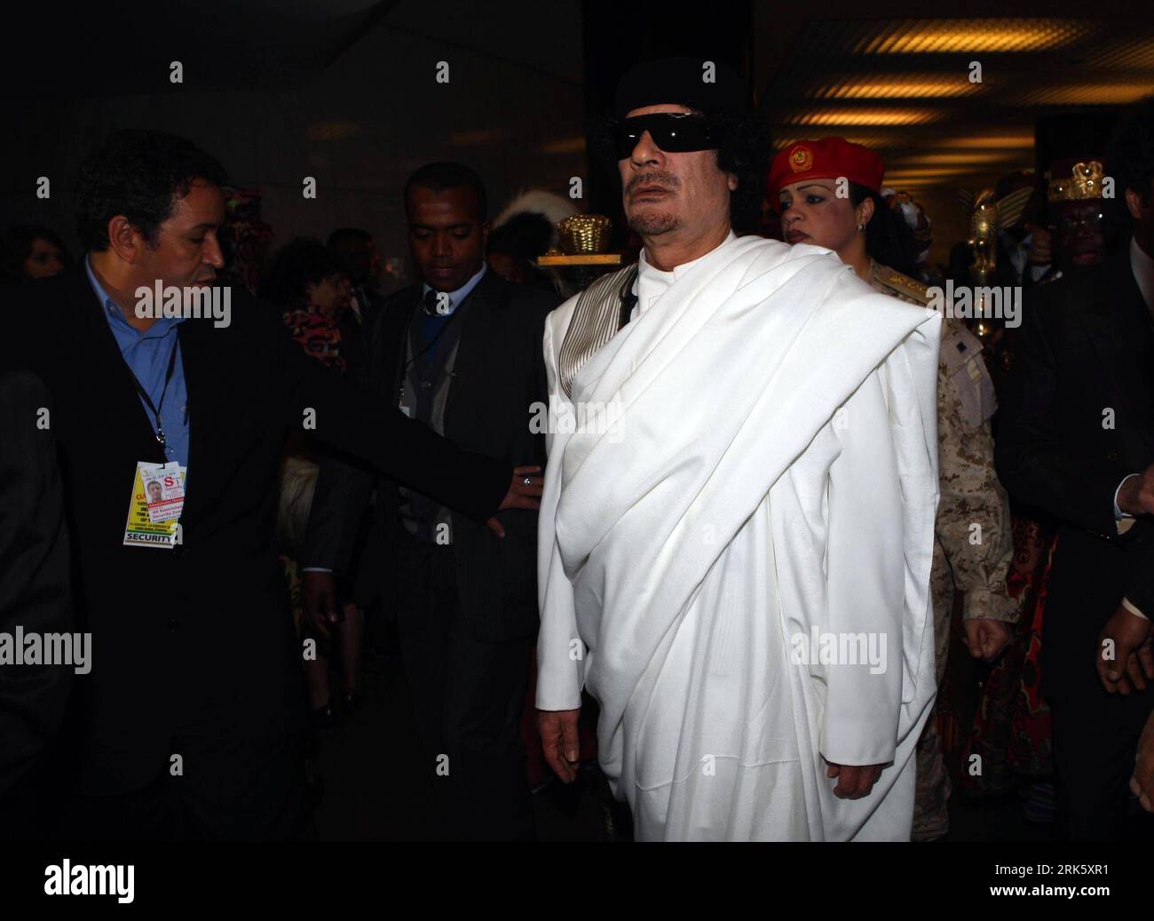 Gaddafi african summit hi-res stock photography and images - Alamy