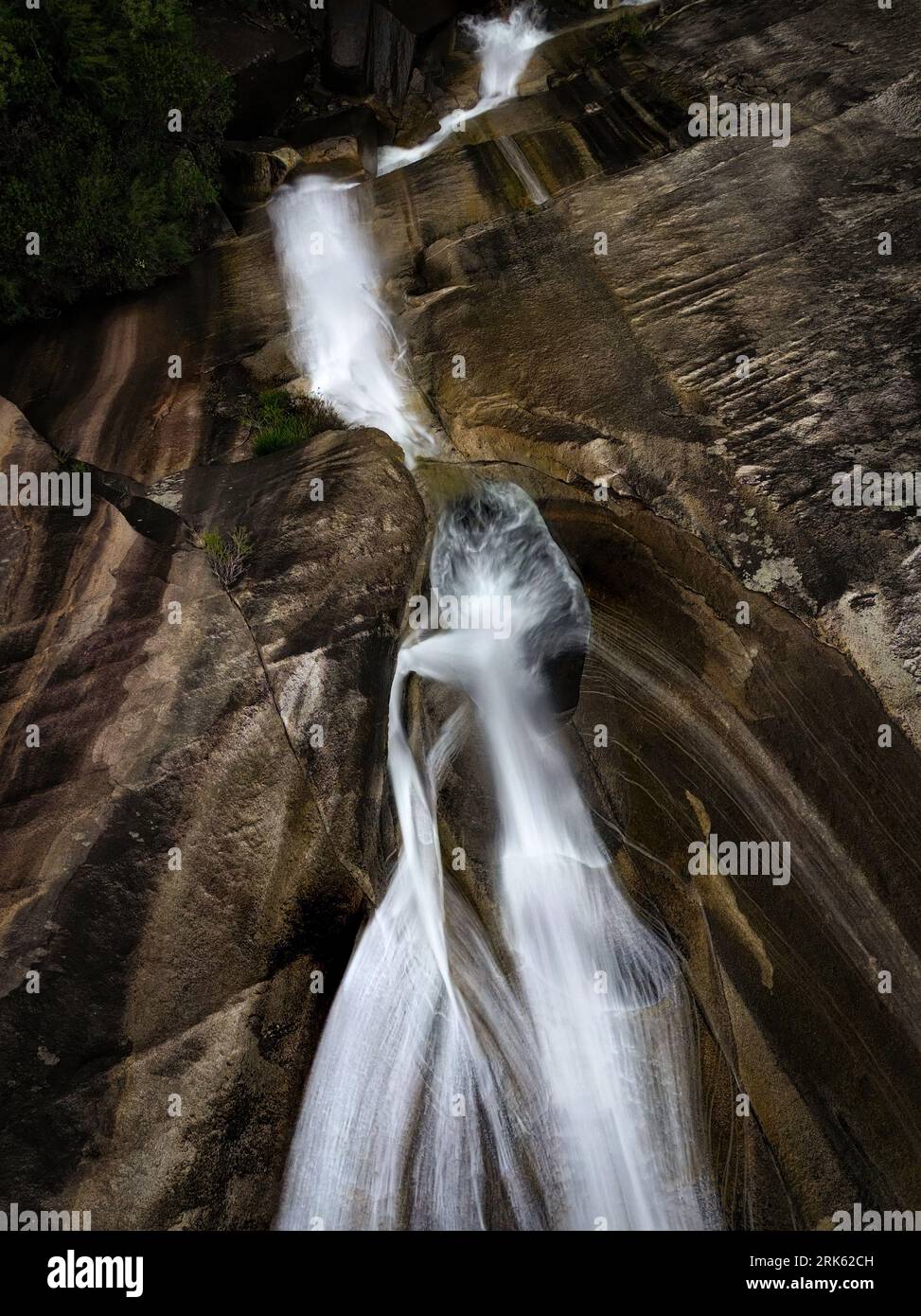 A picturesque view of Eurobin Upper Falls, located on the scenic Mount ...