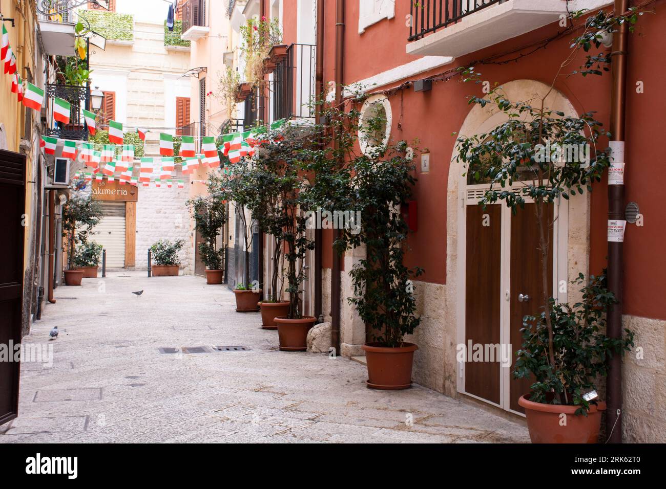 Italian flags bari italy hi-res stock photography and images - Alamy