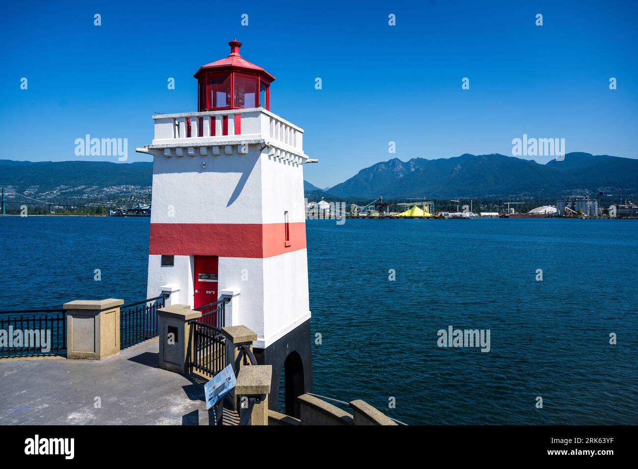 Brockton Point Lighthouse (1914), designed by Thomas Hayton Mawson ...