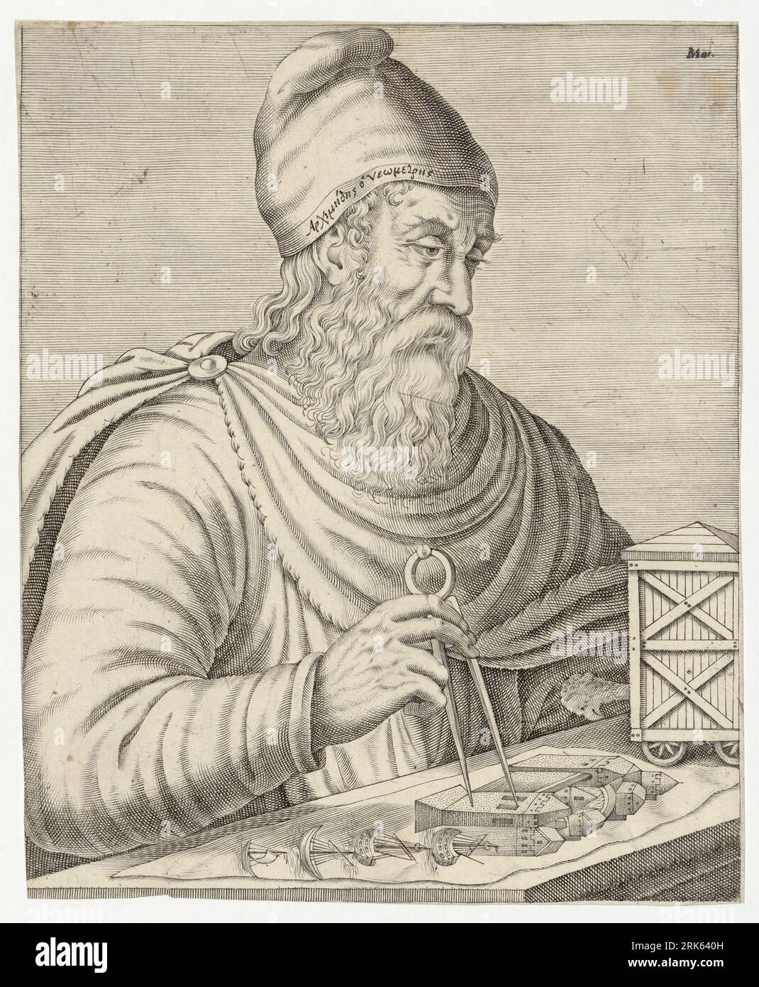 Archimède From Siracusa (287 B.C. - 212 B.C Stock Photo - Alamy