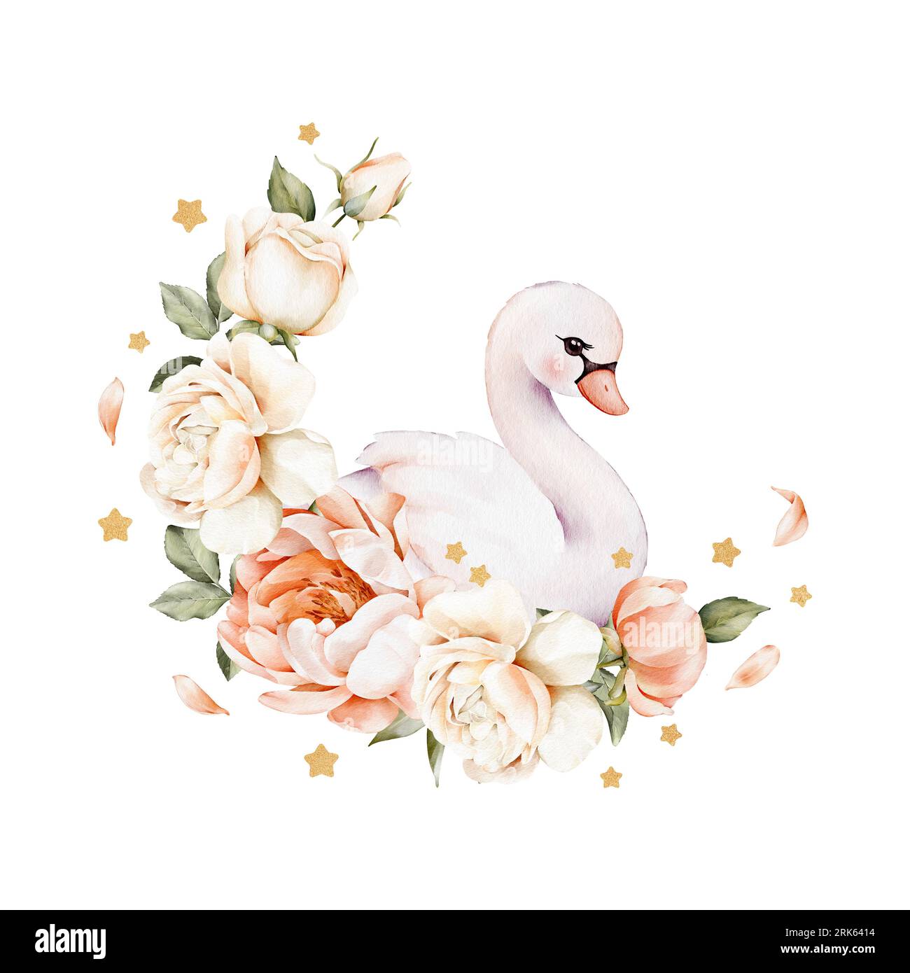 Swan gold hi-res stock photography and images - Alamy
