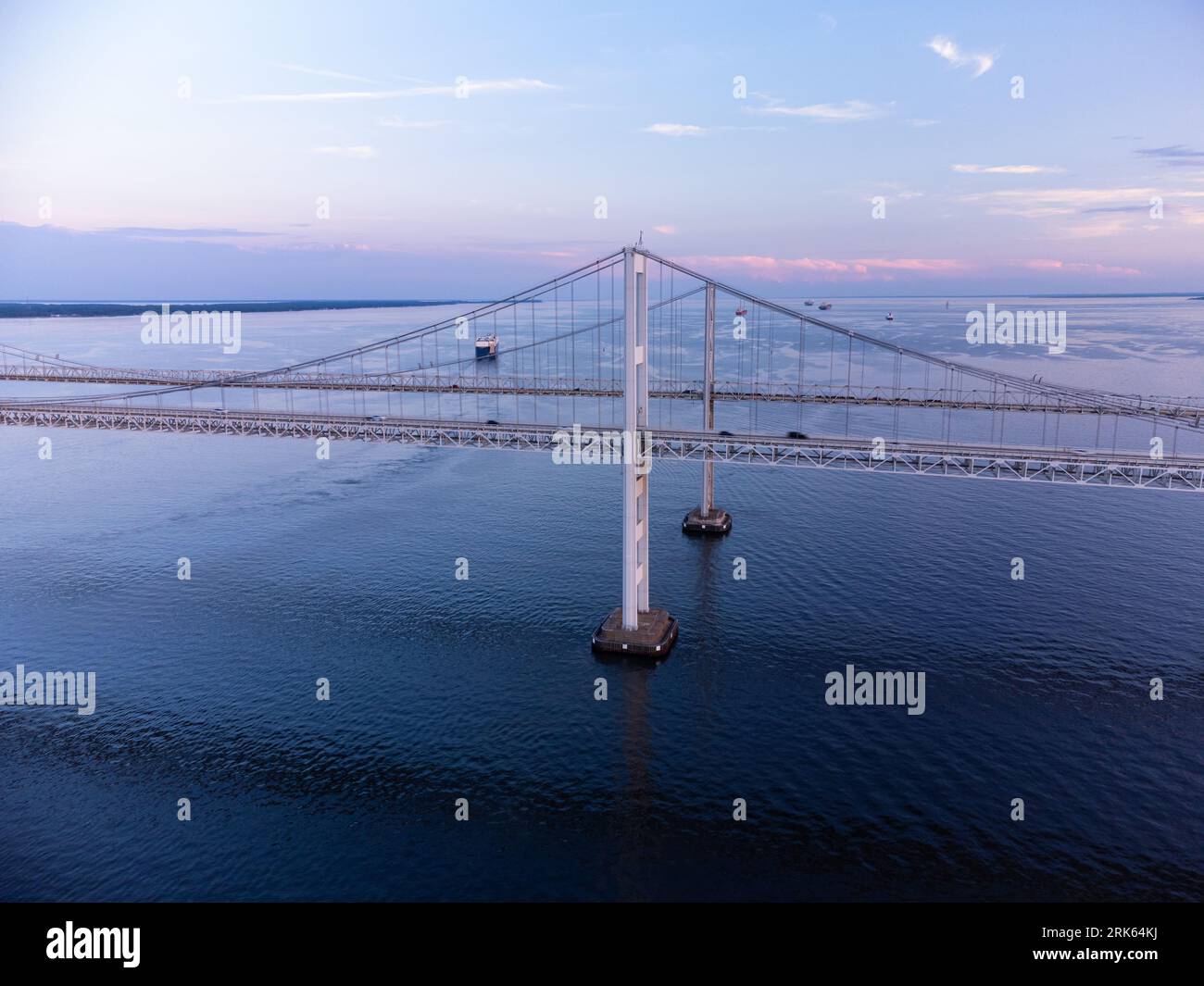 Chesapeake bay bridge aerial view hi-res stock photography and images ...