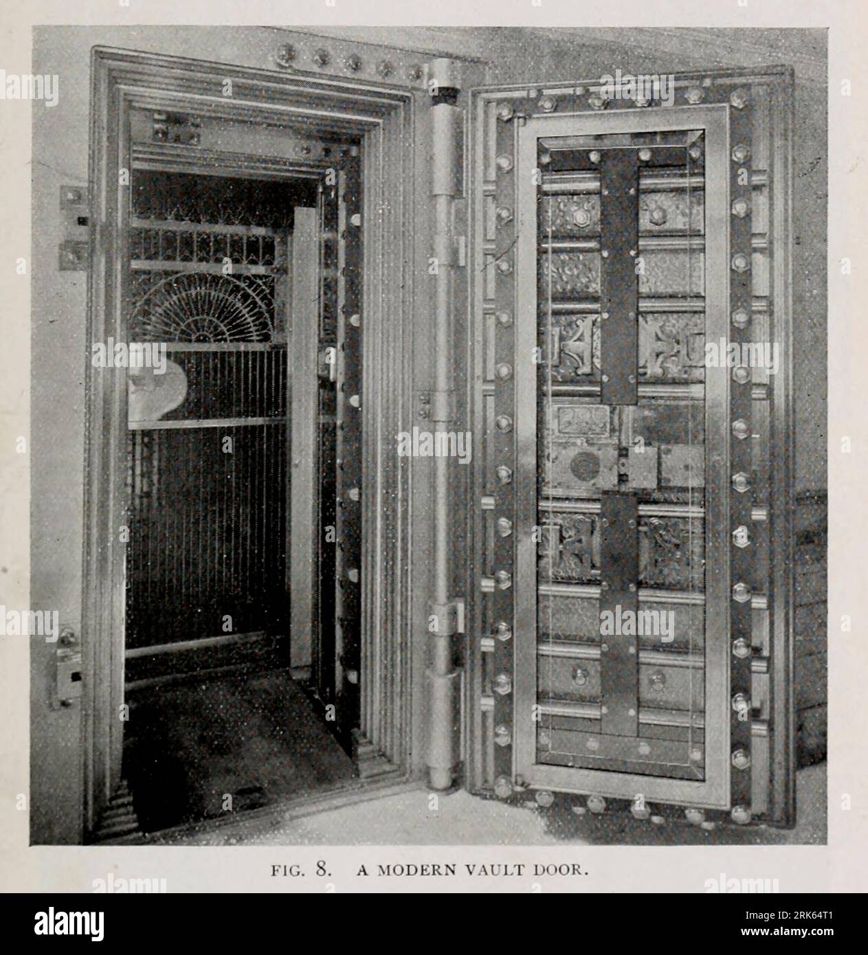 A modern vault door from the Article ARCHITECTURE OF MODERN BANK ...