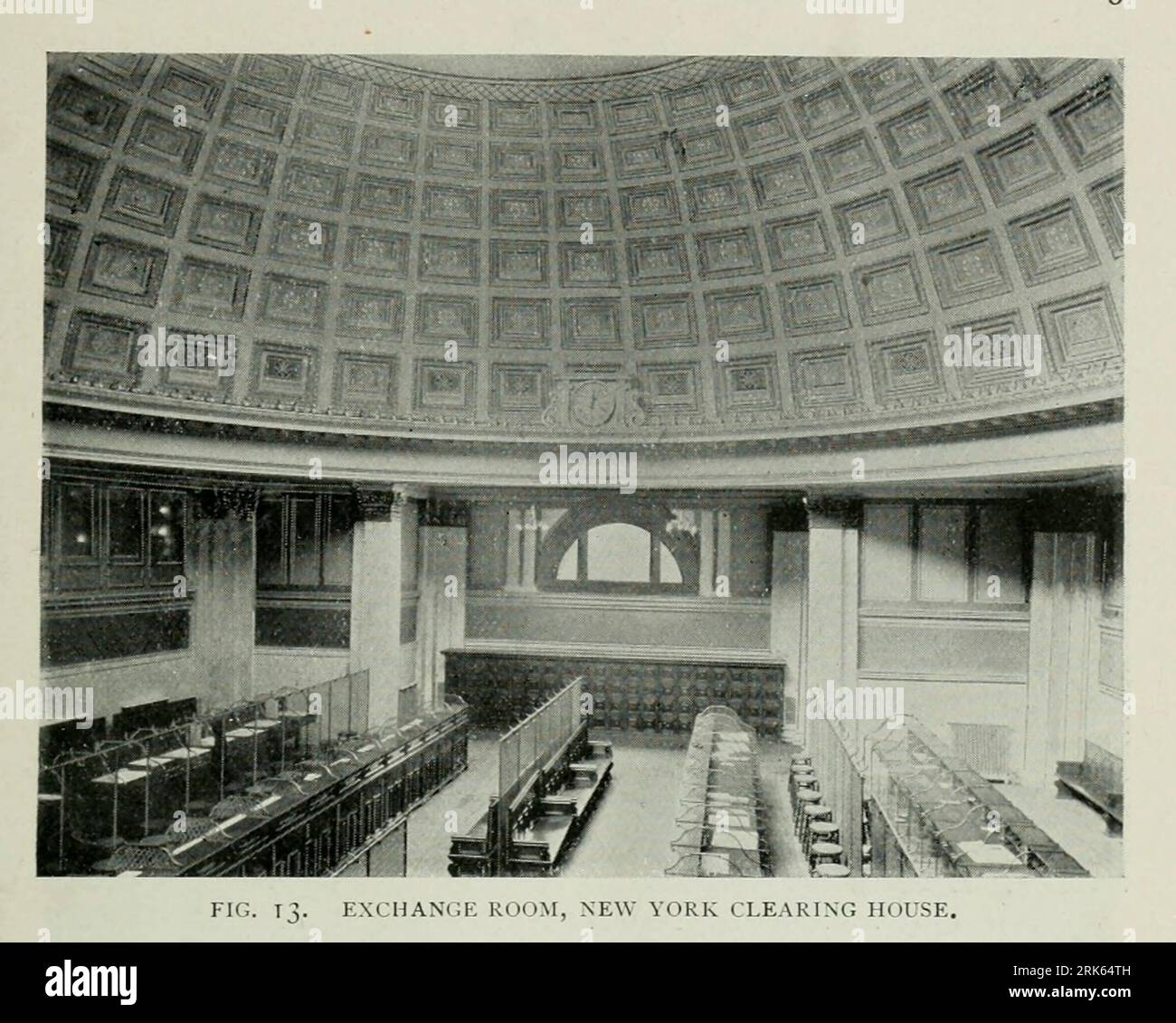 Exchange Room New York Clearing House from the Article ARCHITECTURE OF ...