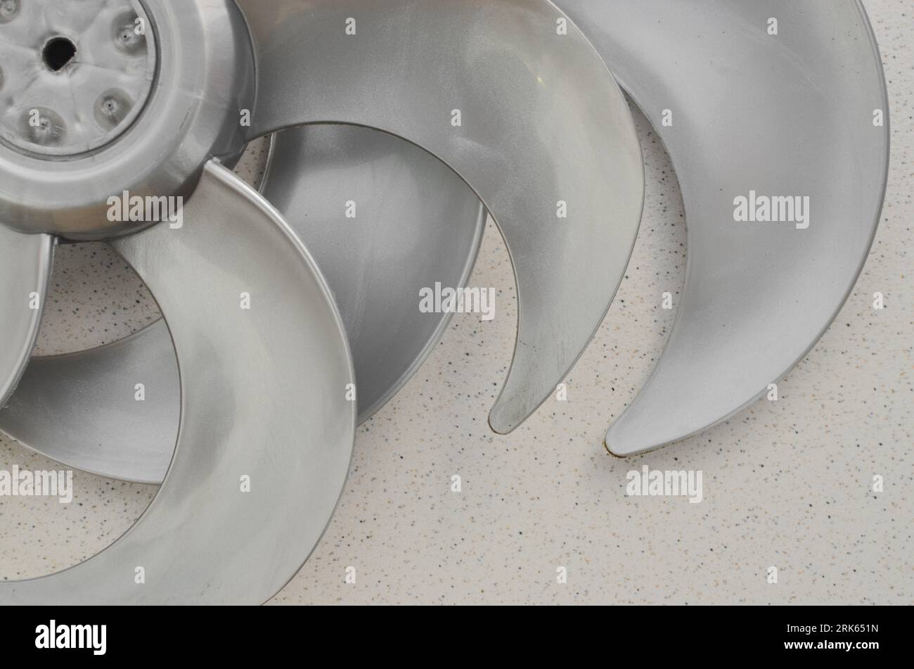 Detail of the fan blades, emphasizing the importance of maintenance and ...