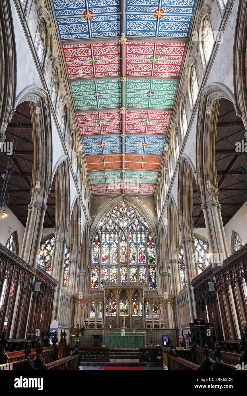 The Chancel or Choir with wood carvings from the 14th and 15th ...