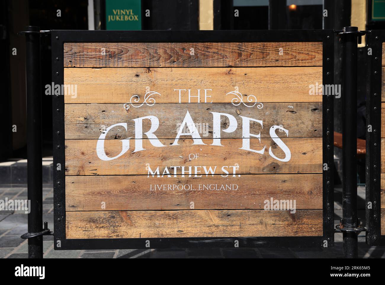 Mathew Street, the most famous street in Liverpool as the location of ...