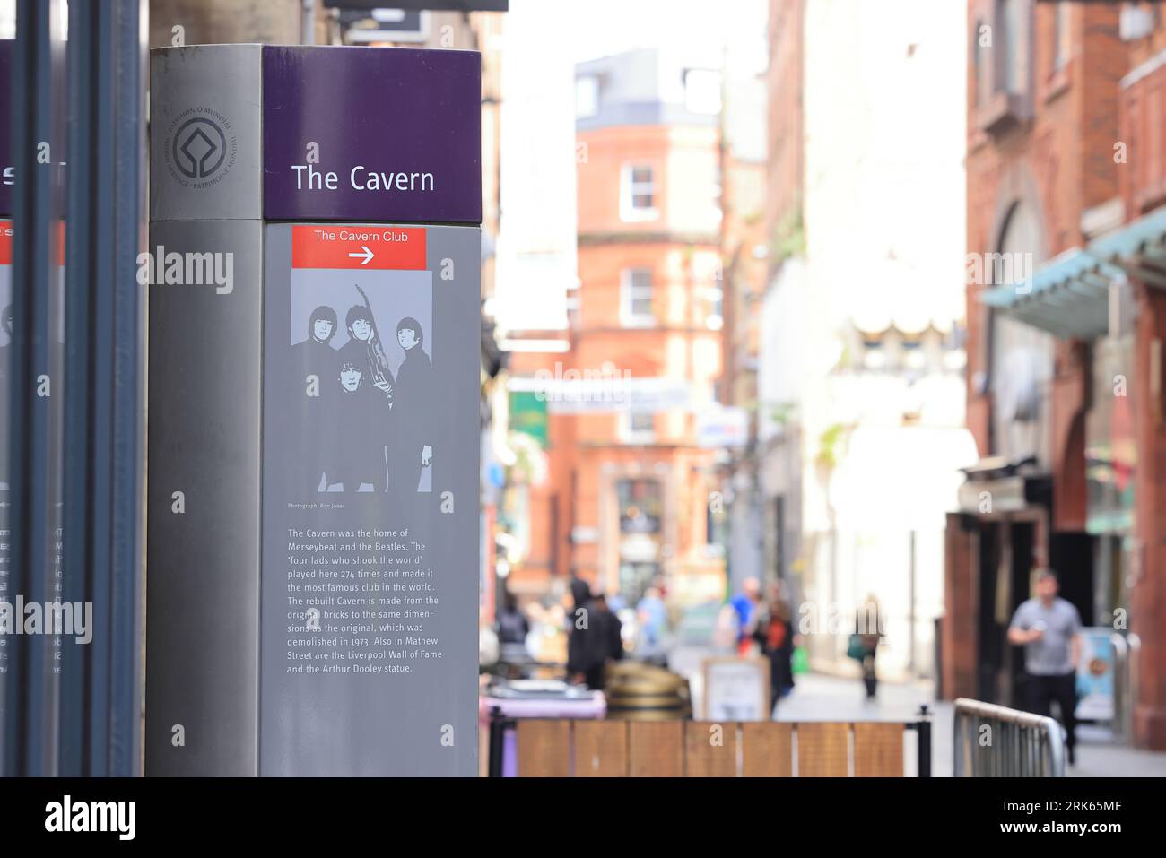 Matthew Street, the most famous street in Liverpool as the location of ...