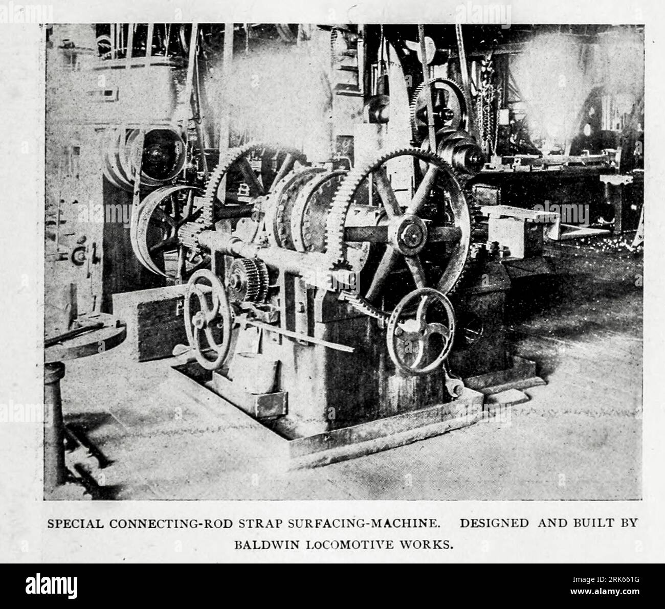 SPECIAL CONNECTING-ROD STRAP SURFACING-MACHINE. DESIGNED AND BUILT BY ...