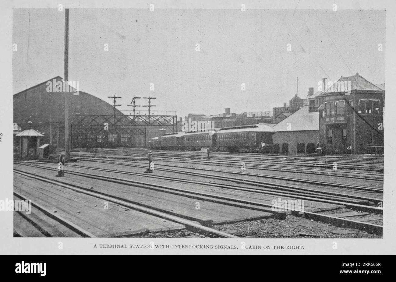 Terminal Station with Interlocking Signals, Cabin on the Right from the ...
