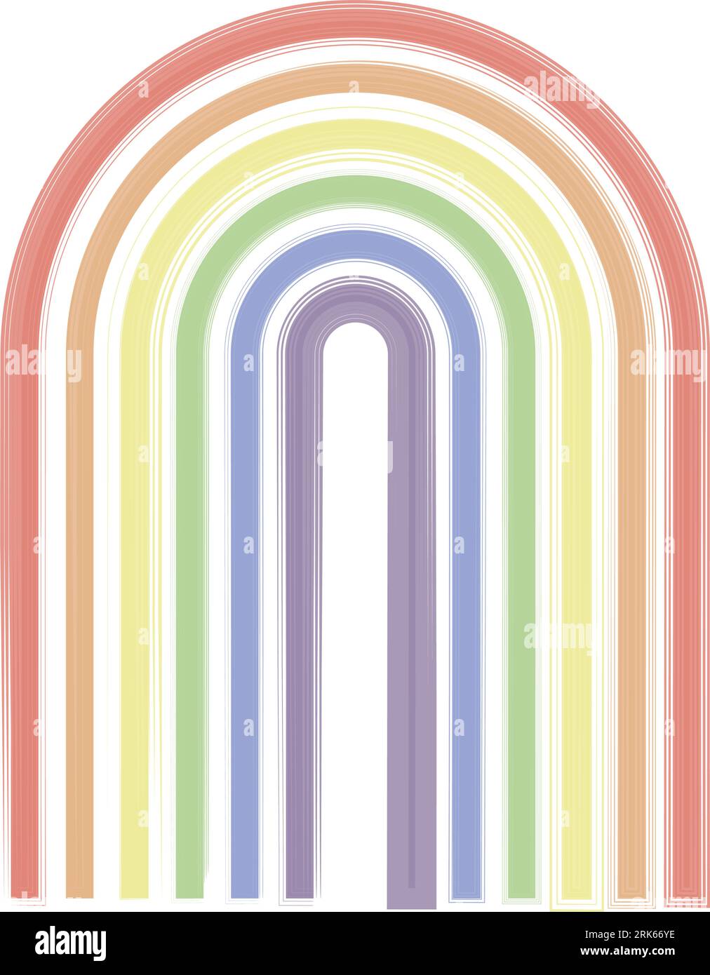 Simple color rainbow element. vector illustration. black background ...