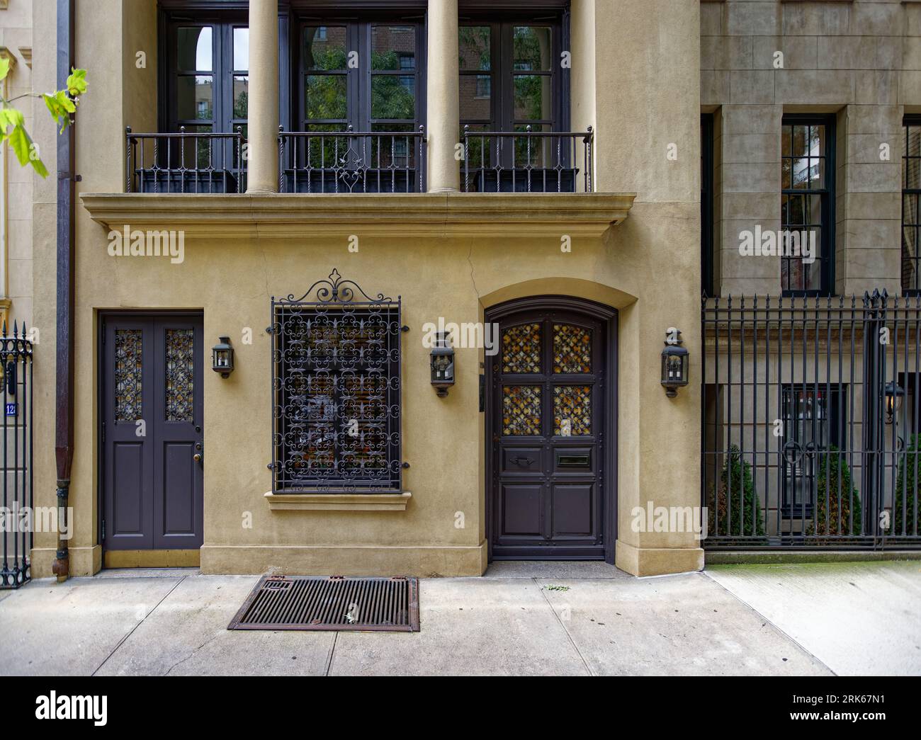 UES Historic District: 126 East 74th Street is a stucco-faced row house ...