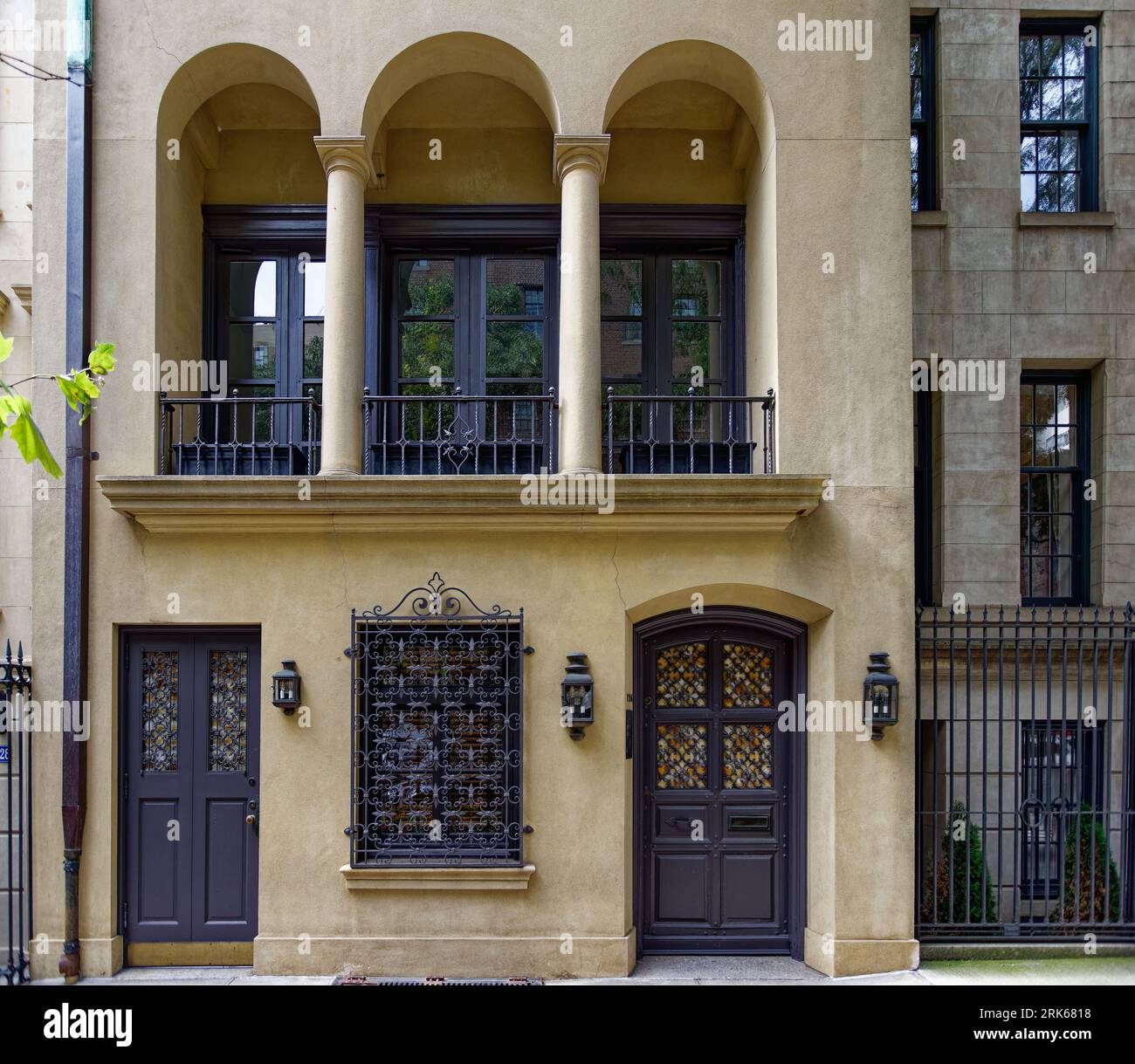 UES Historic District: 126 East 74th Street is a stucco-faced row house ...