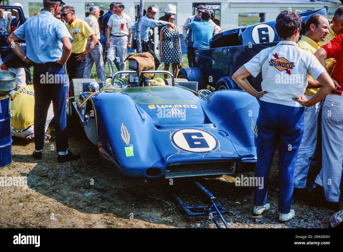 Roger Penske Sunoco Special McLaren M6A/1 driven by Mark Donohue at the ...
