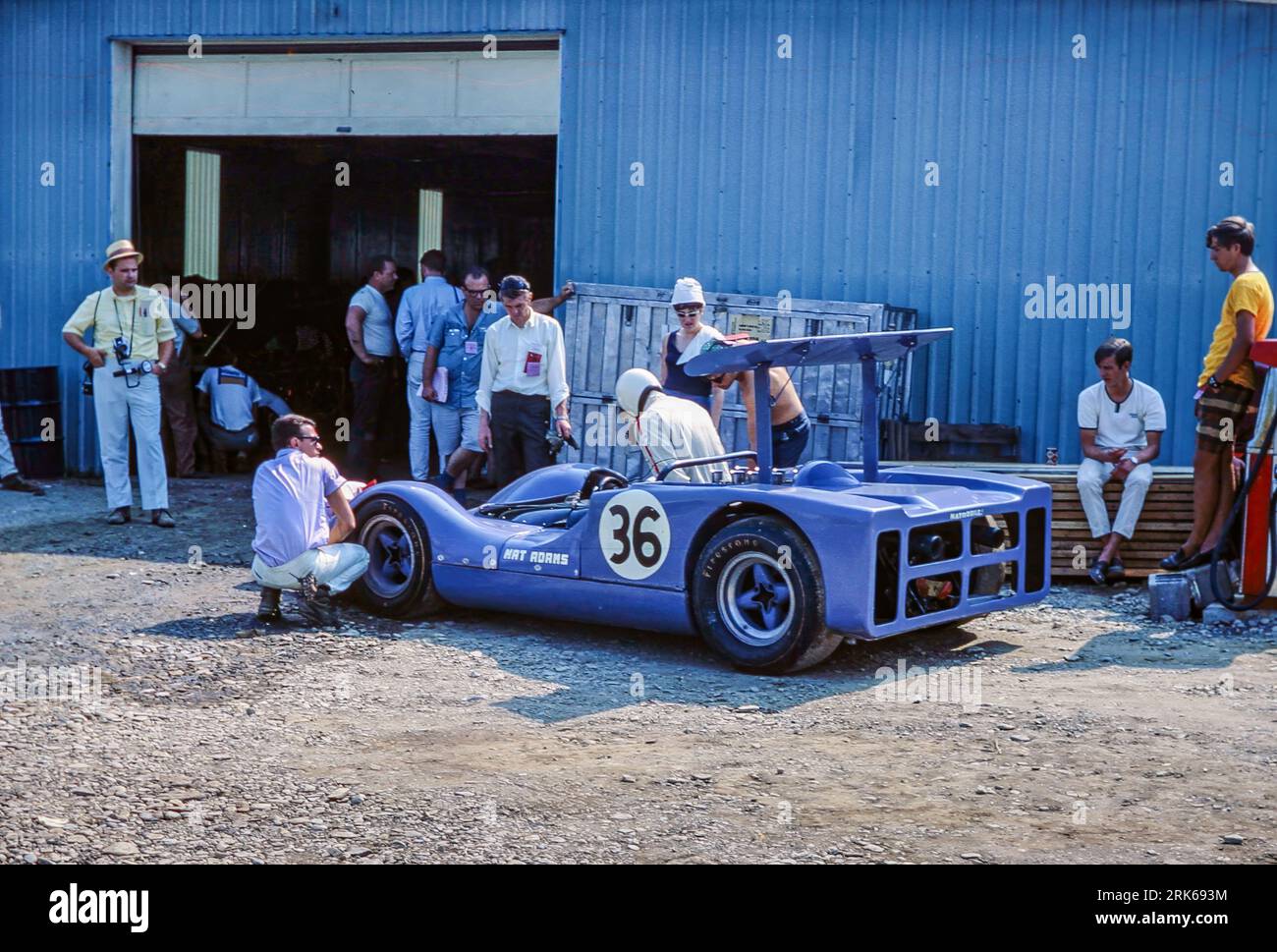 Chinook race car of Nat Adams at the 1968 Watkins Glen USRRC race ...
