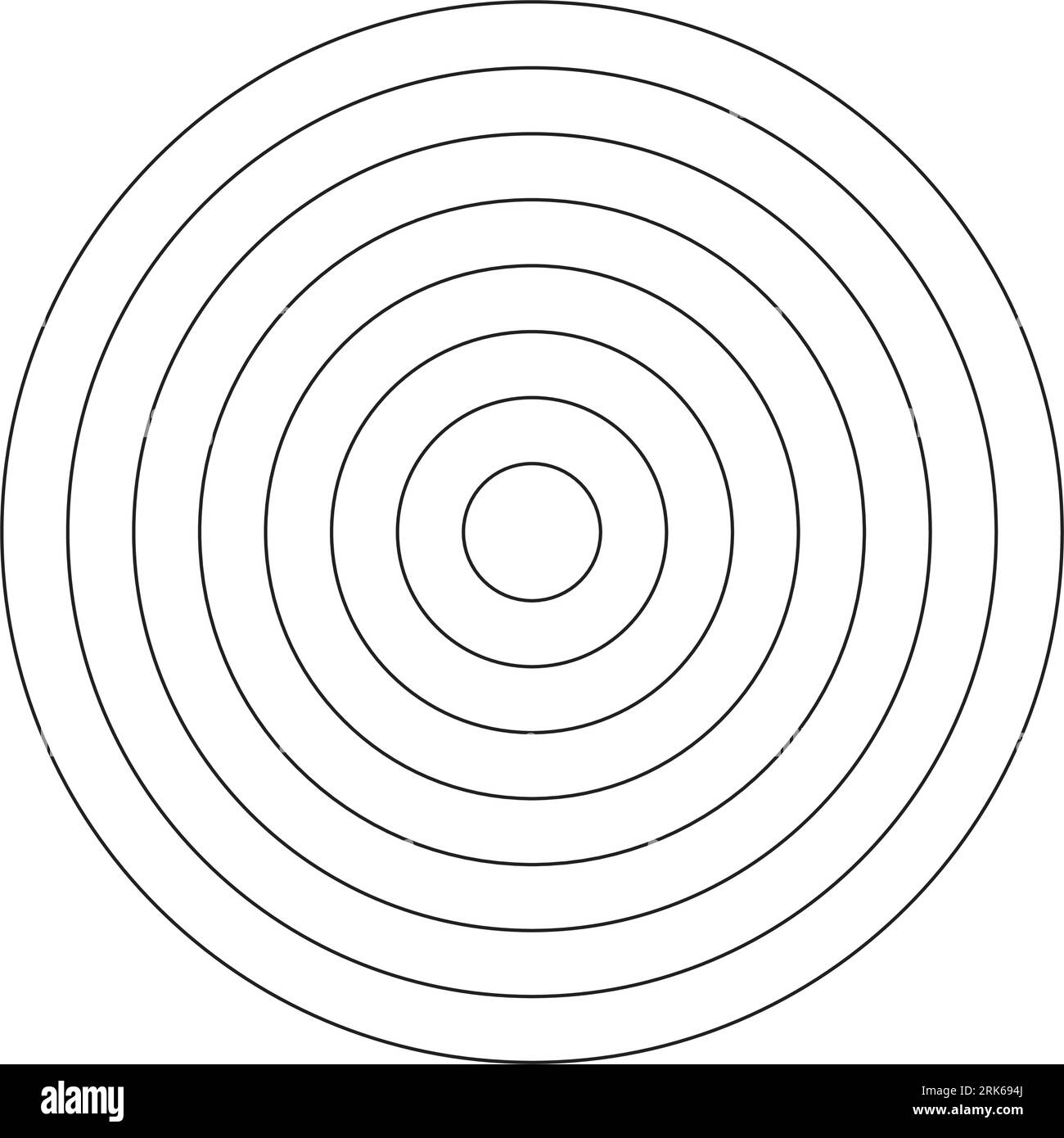 Concentric circle elements. Element for graphic web design, Template ...