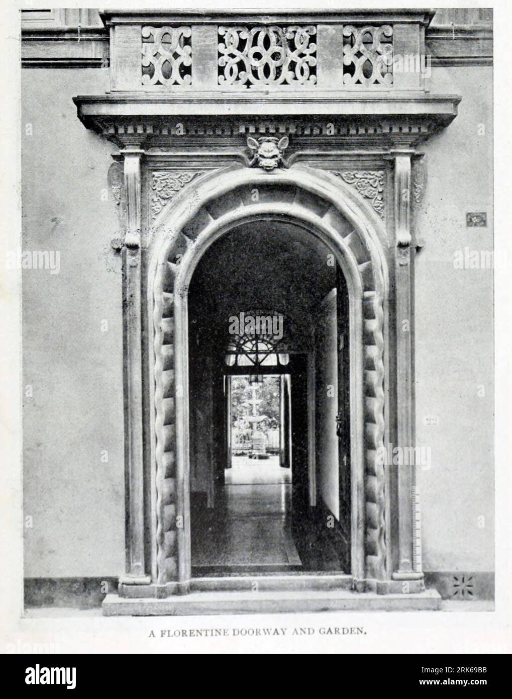 A Florentine Doorway and Garden from the Article THE HARMONY OF ...