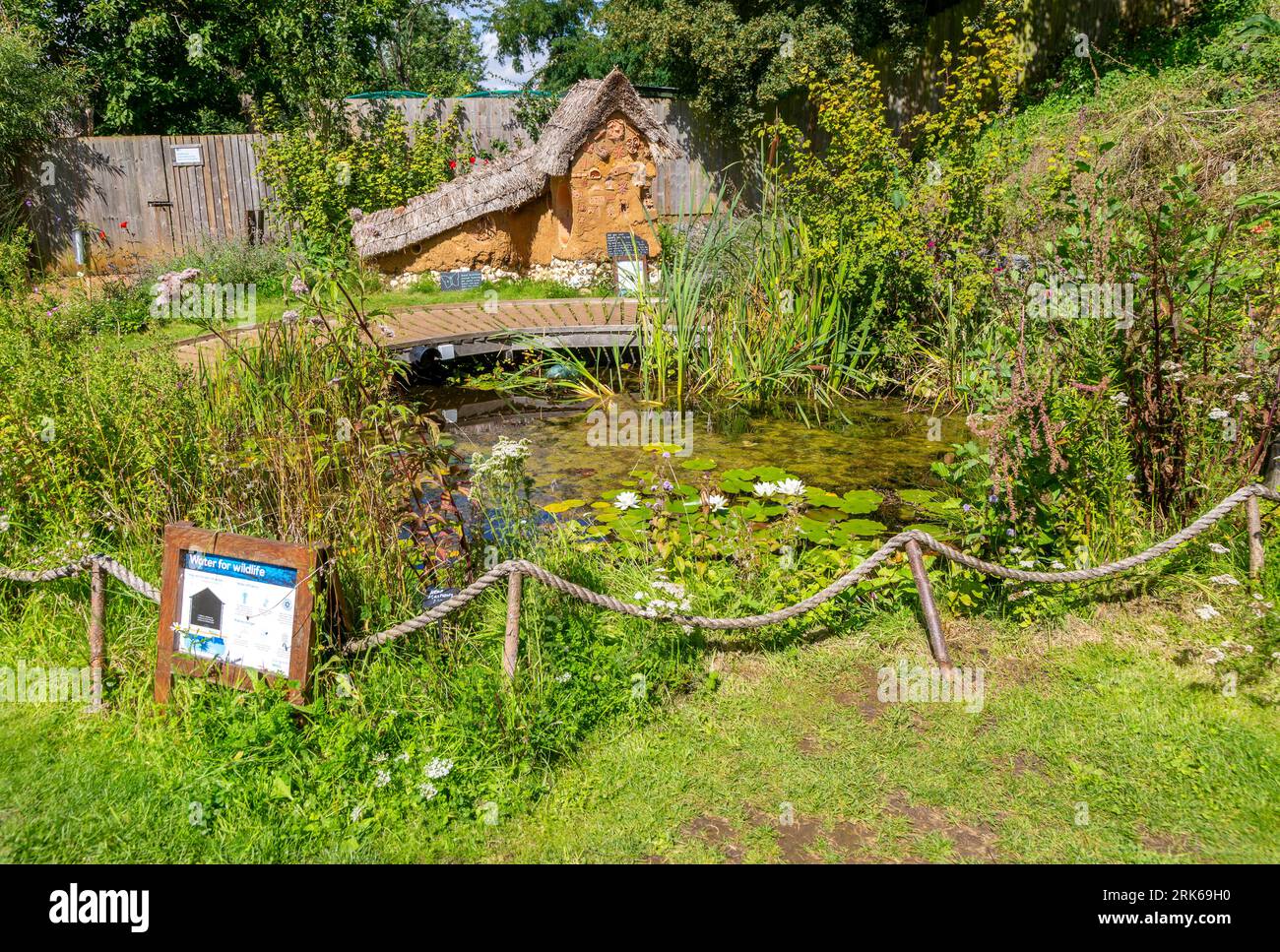 RSPB Wildlife Garden, Flatford, East Bergholt, Suffolk, England, UK ...