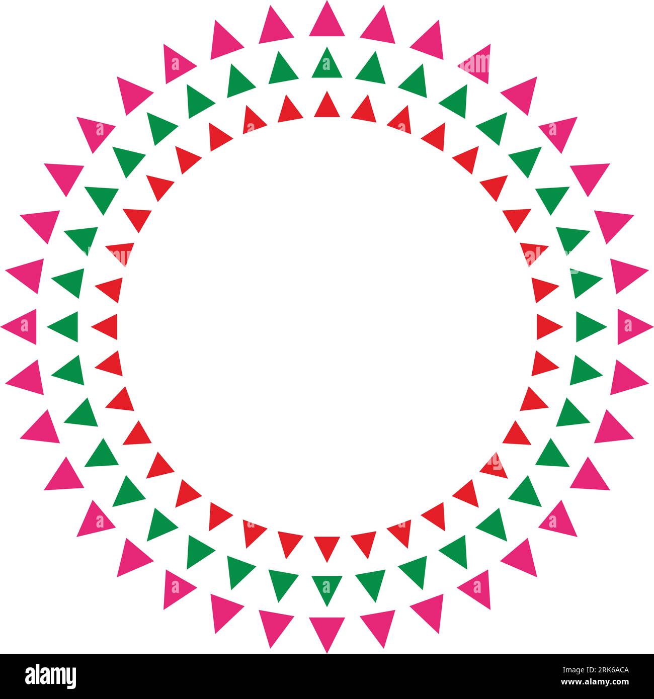 triangle cone color design circle. festival celebration graphic design ...