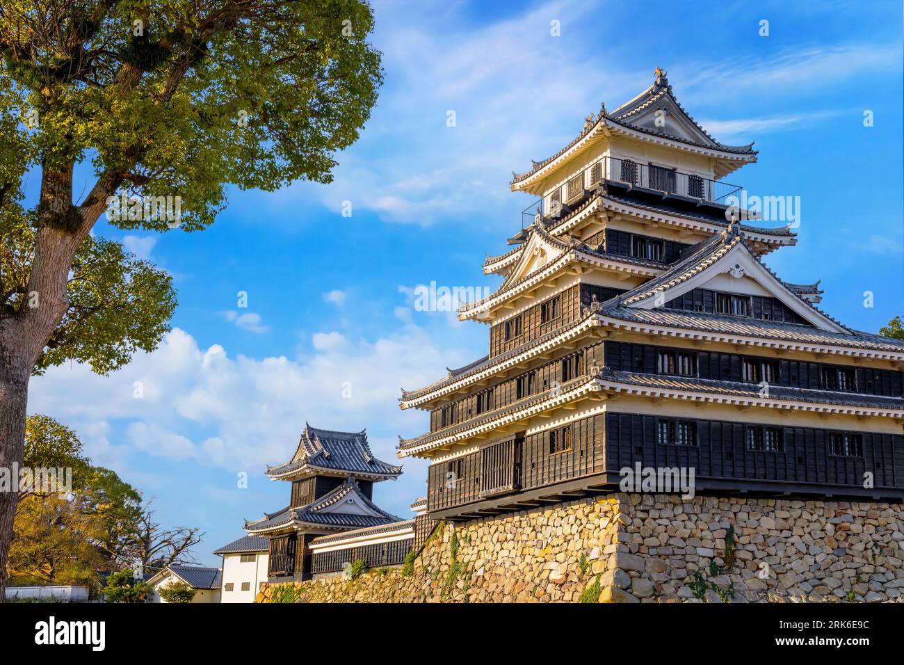 Nakatsu, Japan - Nov 26 2022: Nakatsu Castle known as one of the three ...