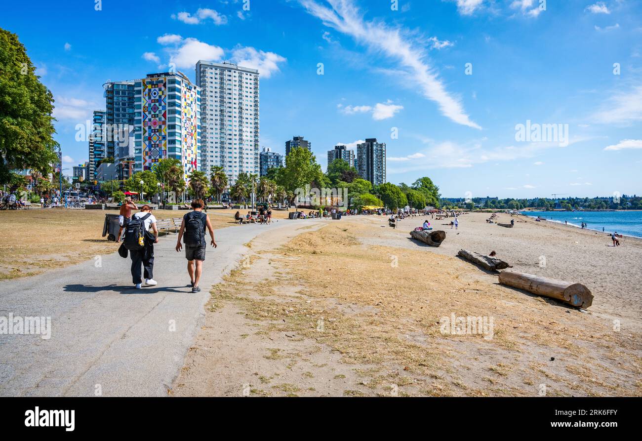 English Bay Beach, also known as First Beach, is a popular beach in ...