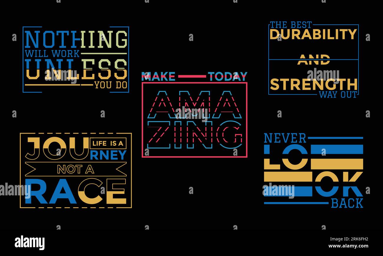 Typography bundle hi-res stock photography and images - Alamy