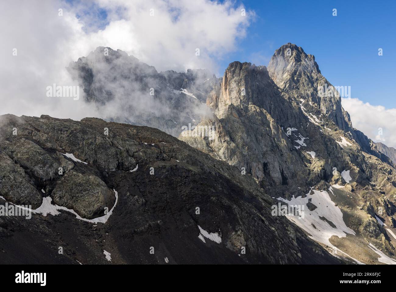 Georgian Dolomites is also called the mountain massif, which can be ...