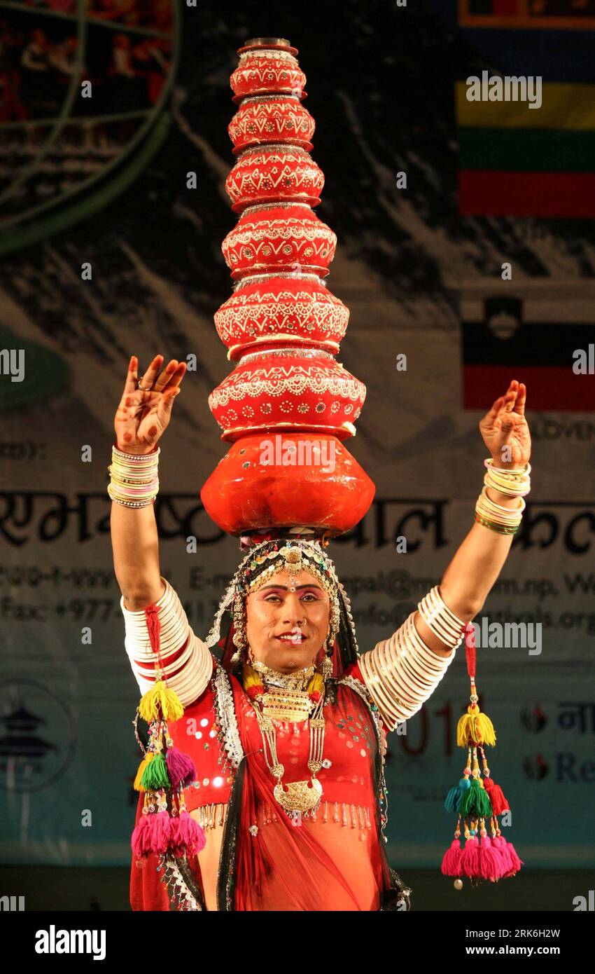 Indian dance in nepal hi-res stock photography and images - Alamy