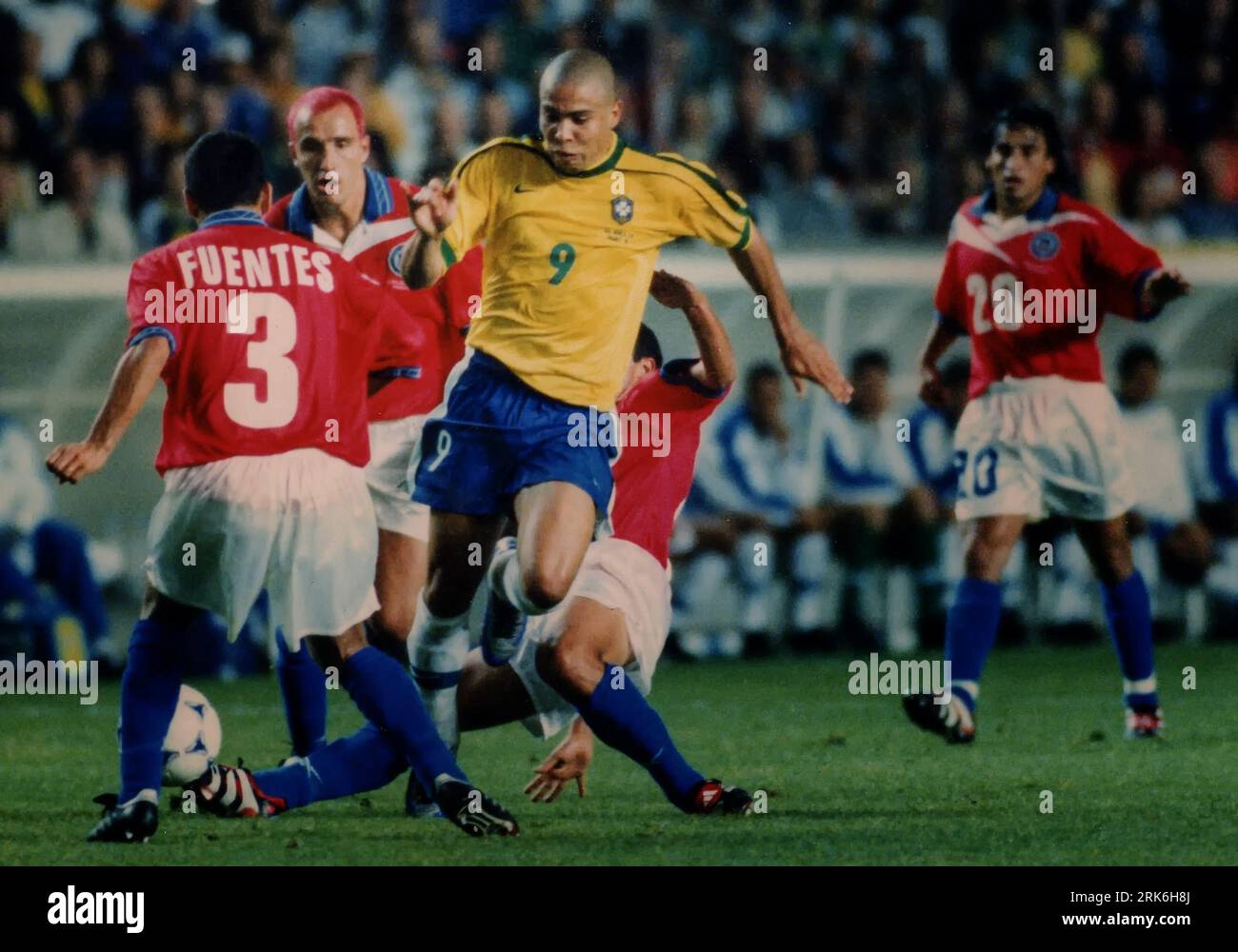 Ronaldo of Brazil in the 1998 World Cup Stock Photo - Alamy
