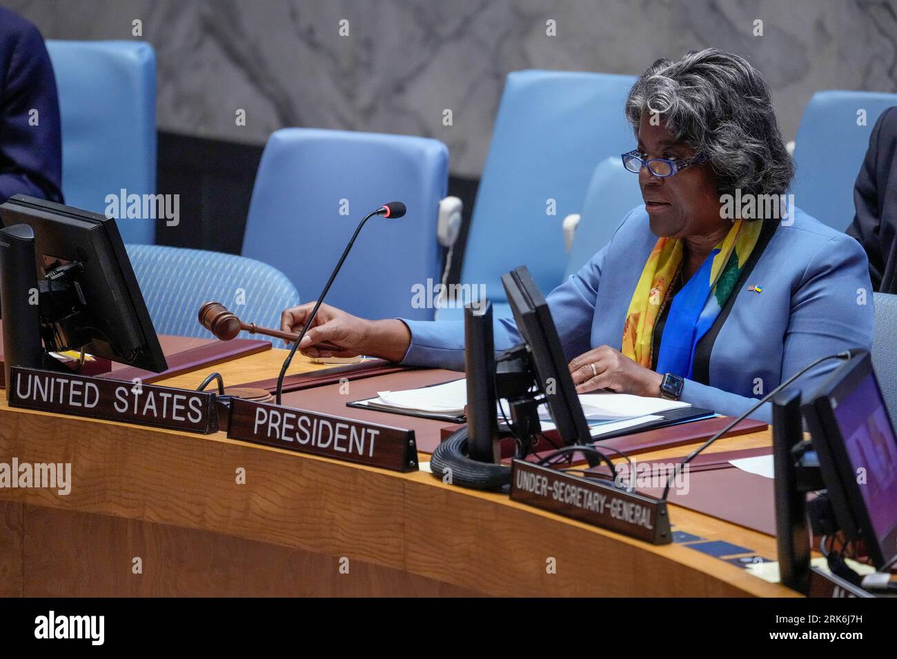 Linda Thomas-Greenfield, United States Ambassador to the United Nations ...