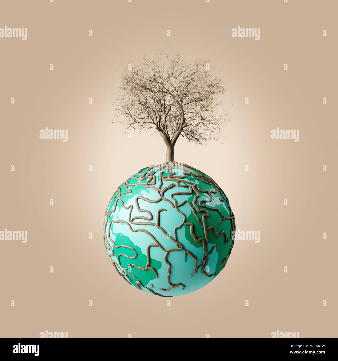 A creative image featuring a stylized representation of the Earth ...