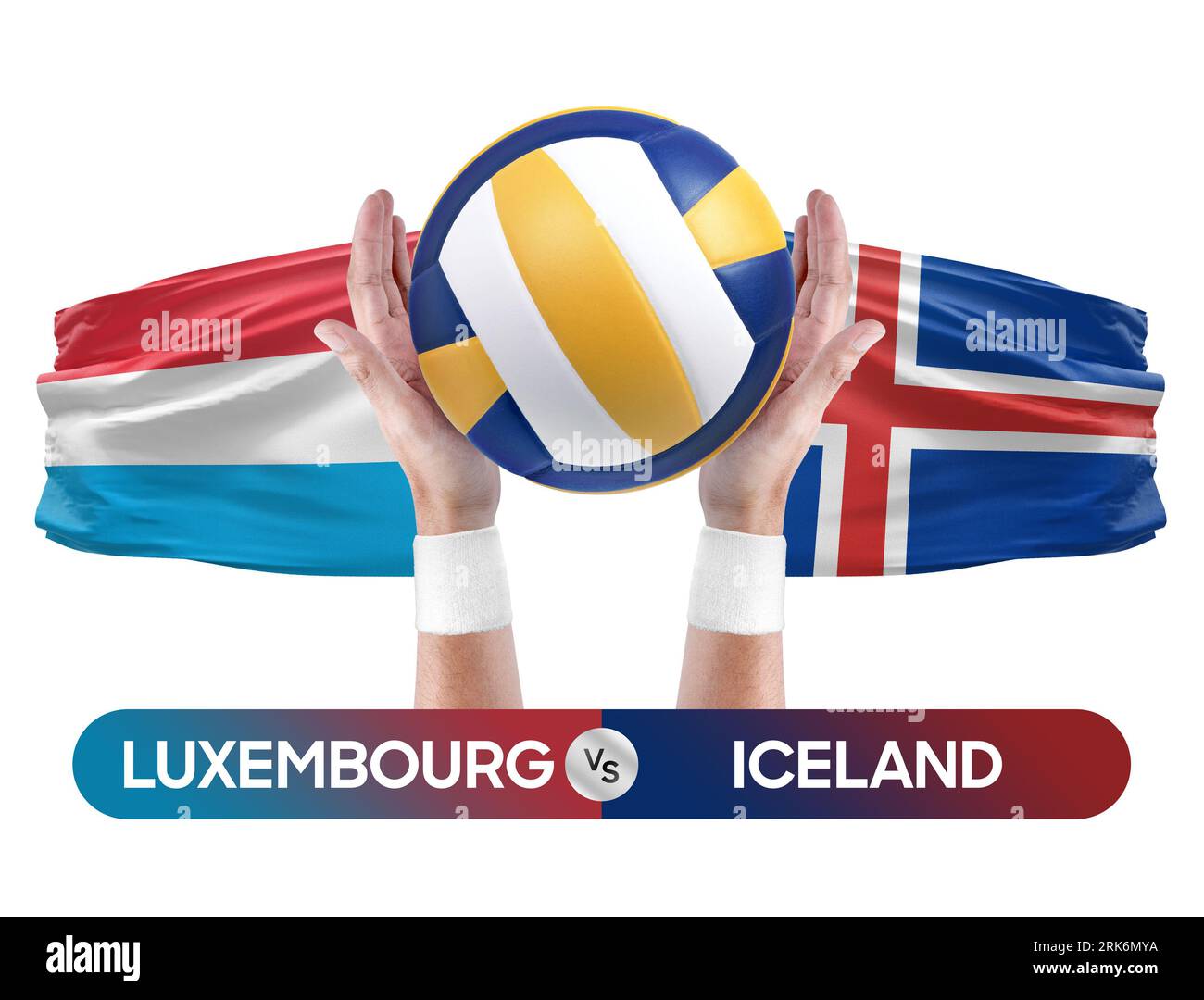 Luxembourg vs iceland Cut Out Stock Images & Pictures - Alamy