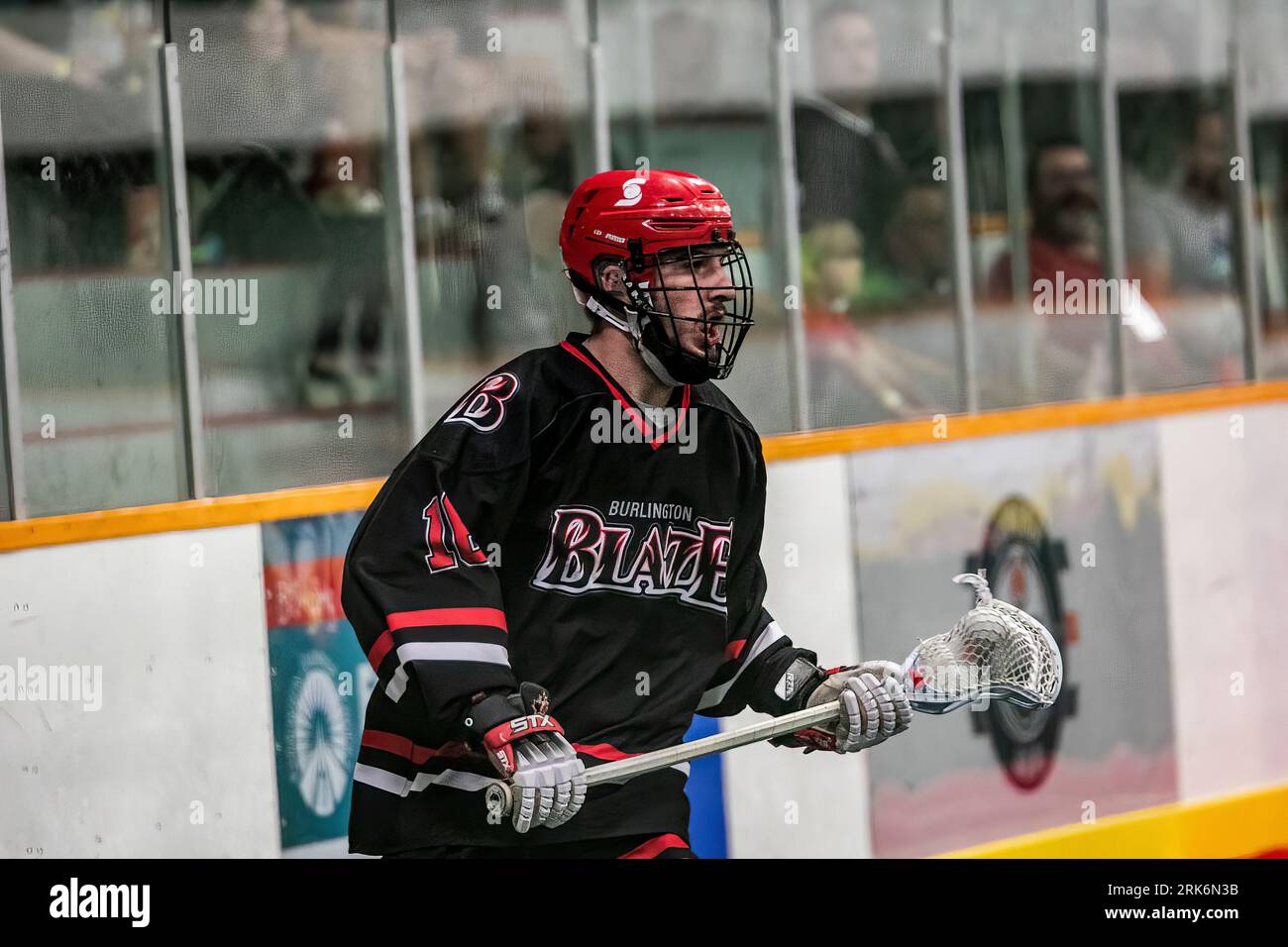Edmonton, Canada. 22nd Aug, 2023. Burlington Blaze (black/orange) Will ...