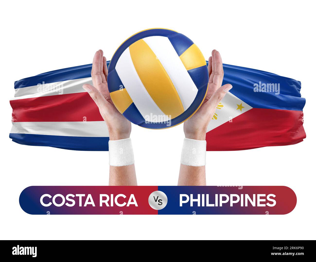 Costa Rica vs Philippines national teams volleyball volley ball match ...