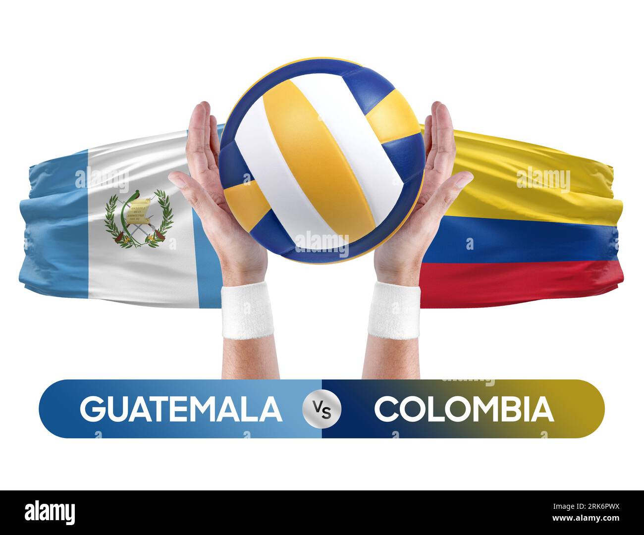 Guatemala Vs Colombia National Teams Volleyball Volley Ball Match