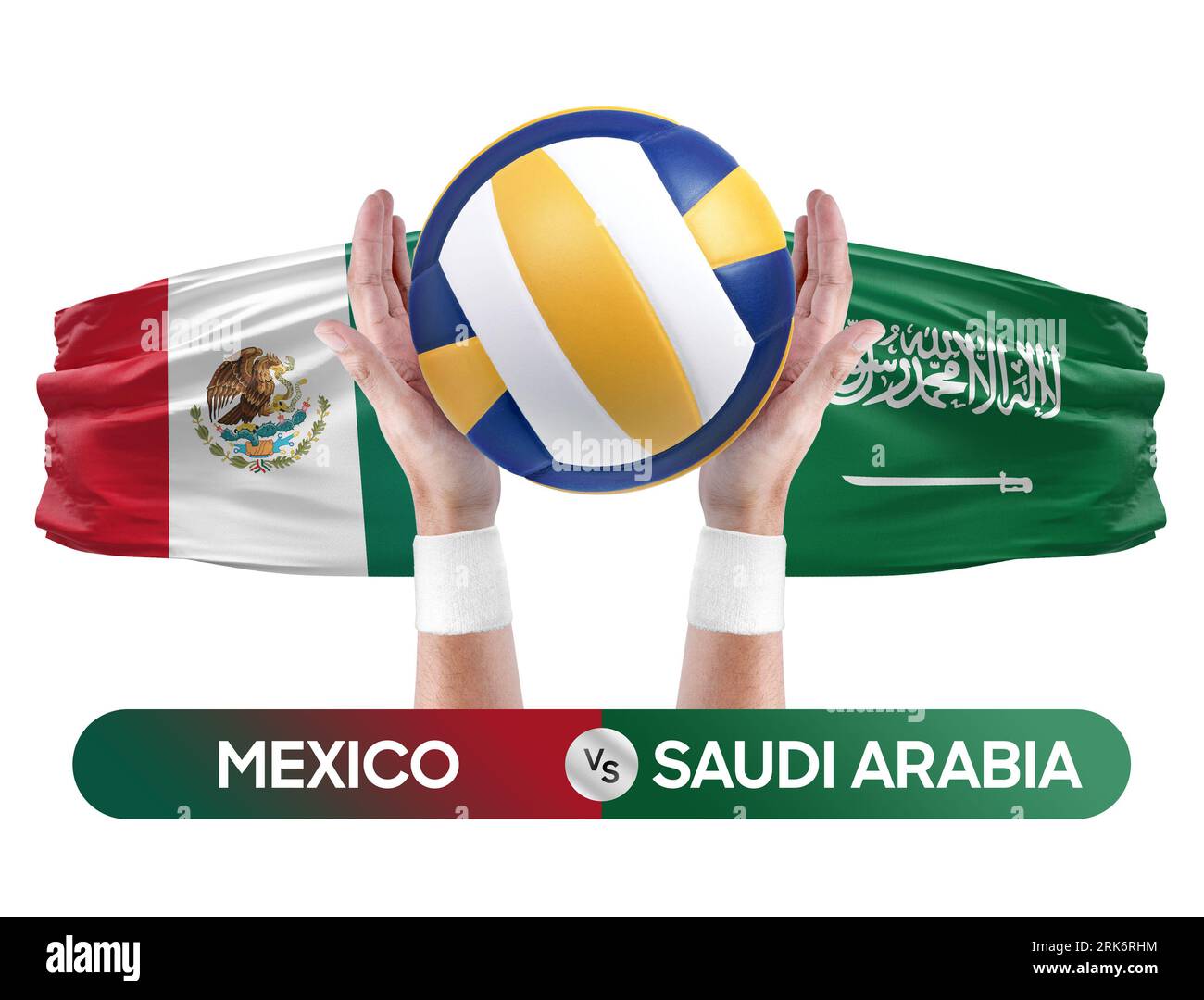 Mexico vs Saudi Arabia national teams volleyball volley ball match ...