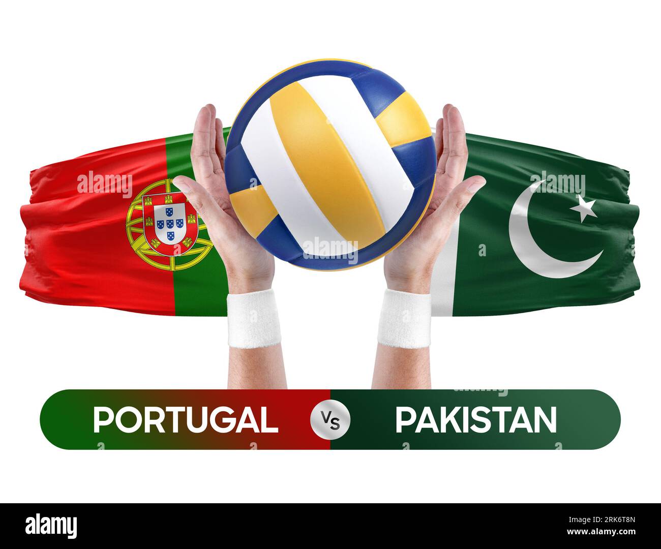 Portugal vs Pakistan national teams volleyball volley ball match ...
