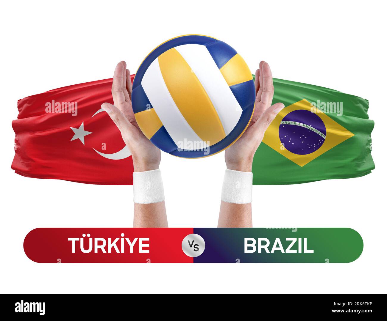 Turkiye vs Brazil national teams volleyball volley ball match ...