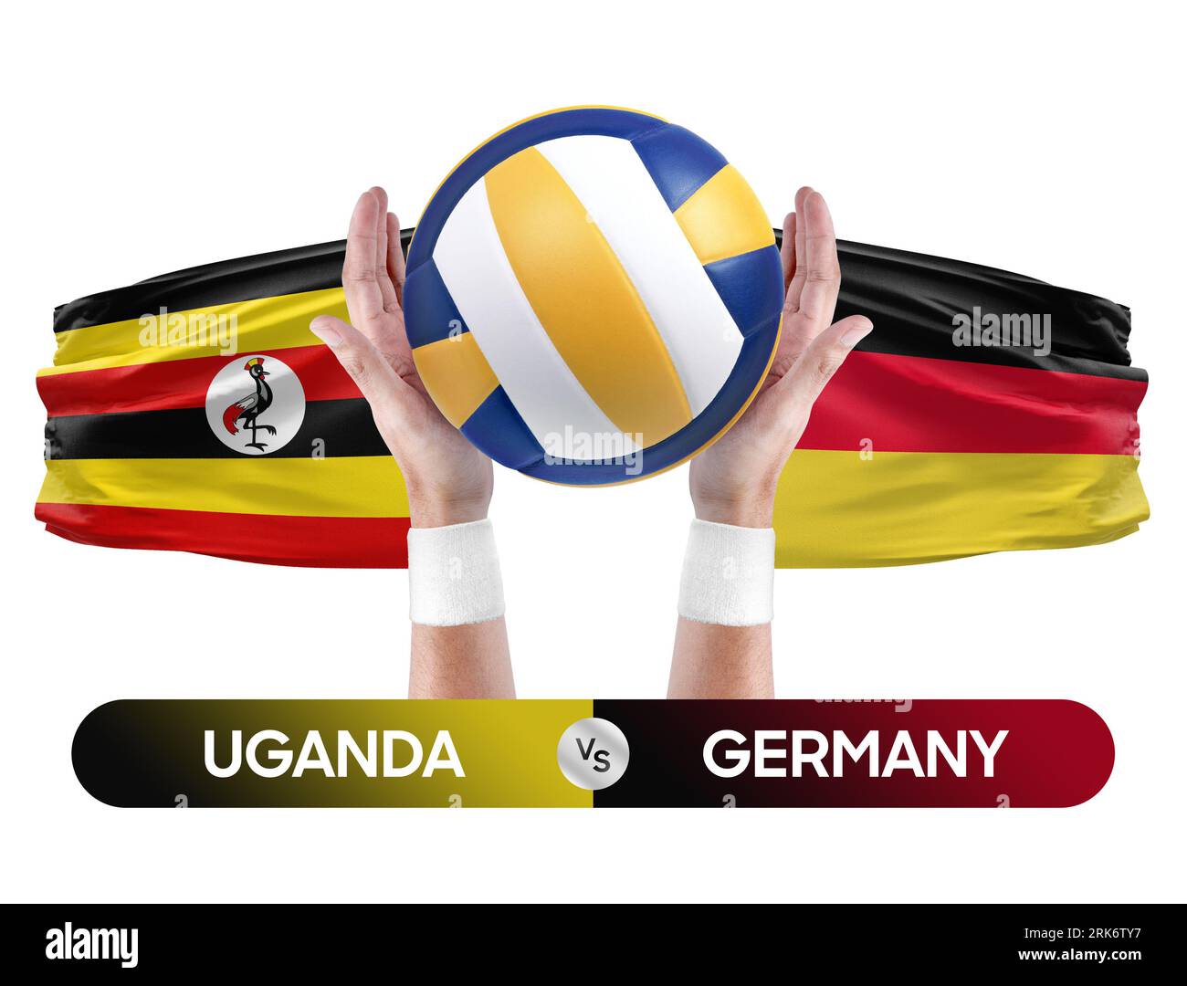 Uganda vs Germany national teams volleyball volley ball match ...
