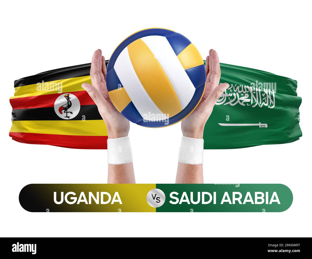 Uganda vs Saudi Arabia national teams volleyball volley ball match ...