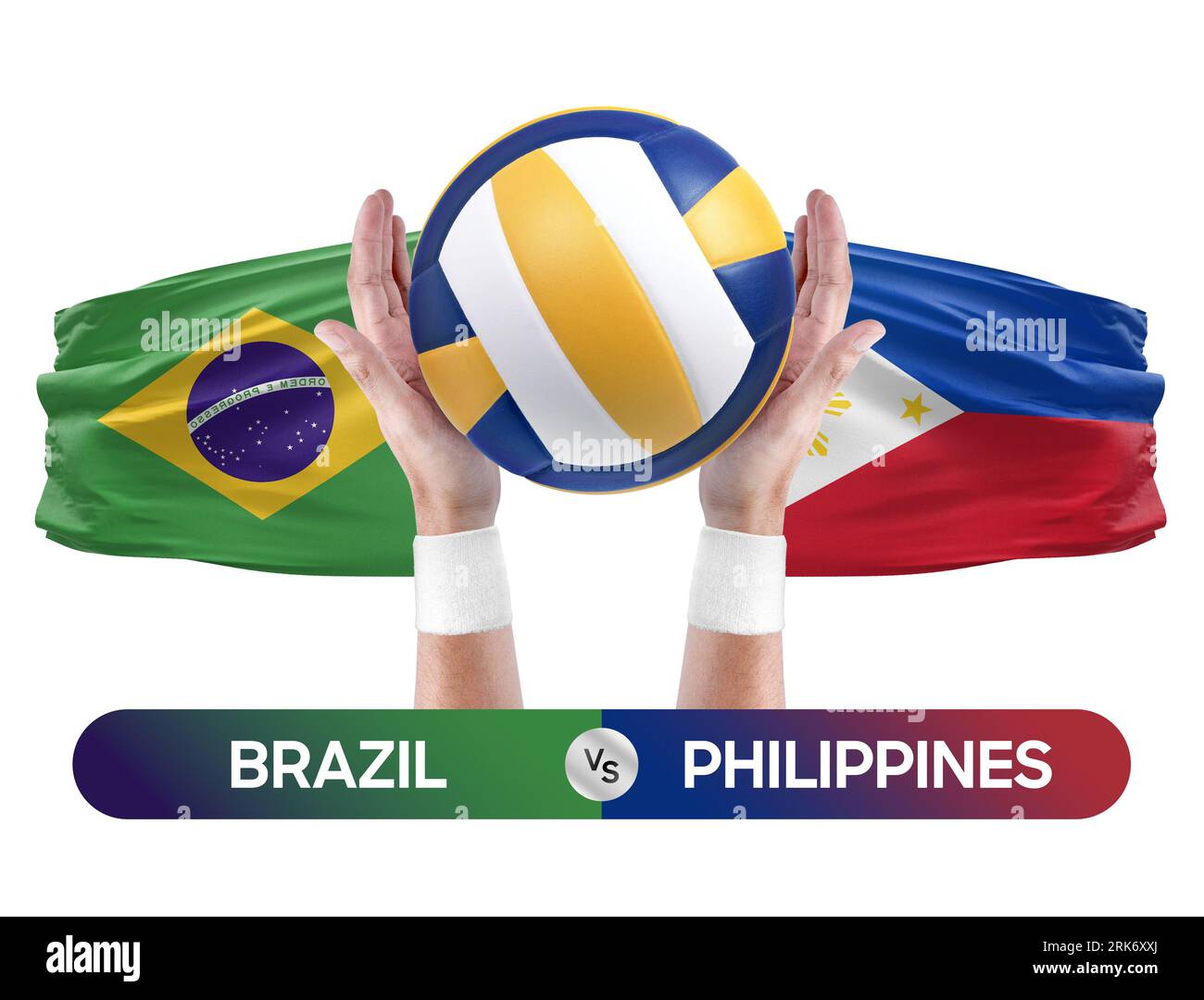 Brazil vs Philippines national teams volleyball volley ball match ...