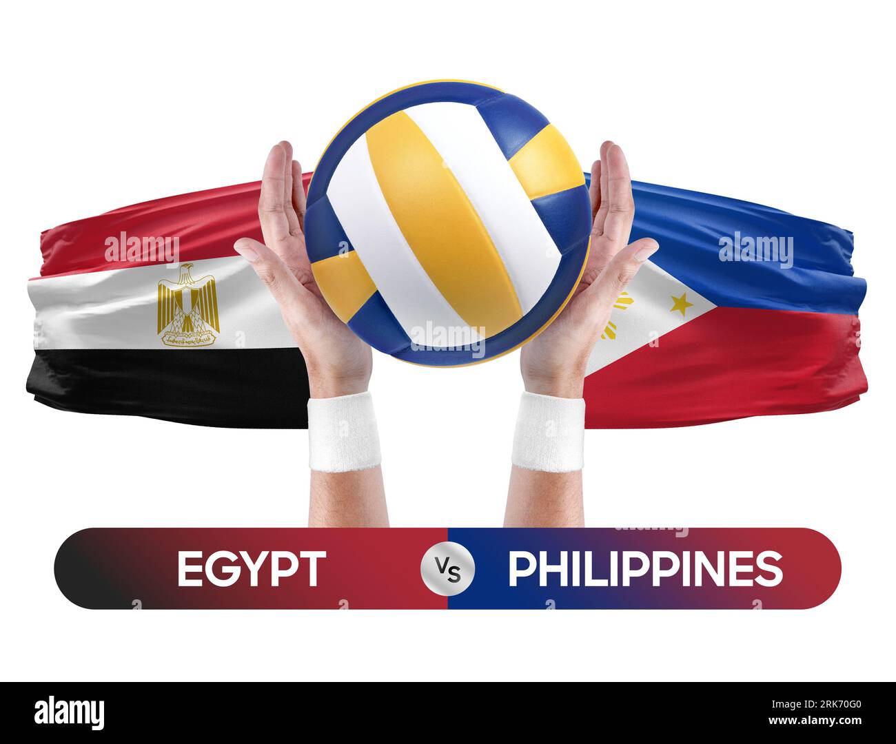 Egypt vs Philippines national teams volleyball volley ball match ...