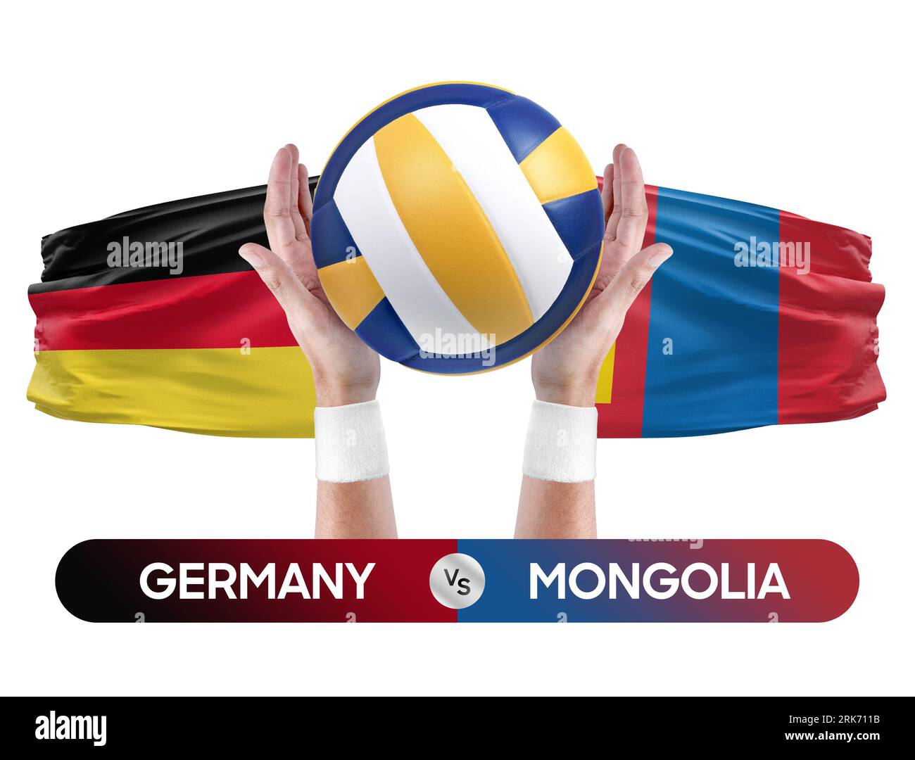 Germany vs Mongolia national teams volleyball volley ball match ...