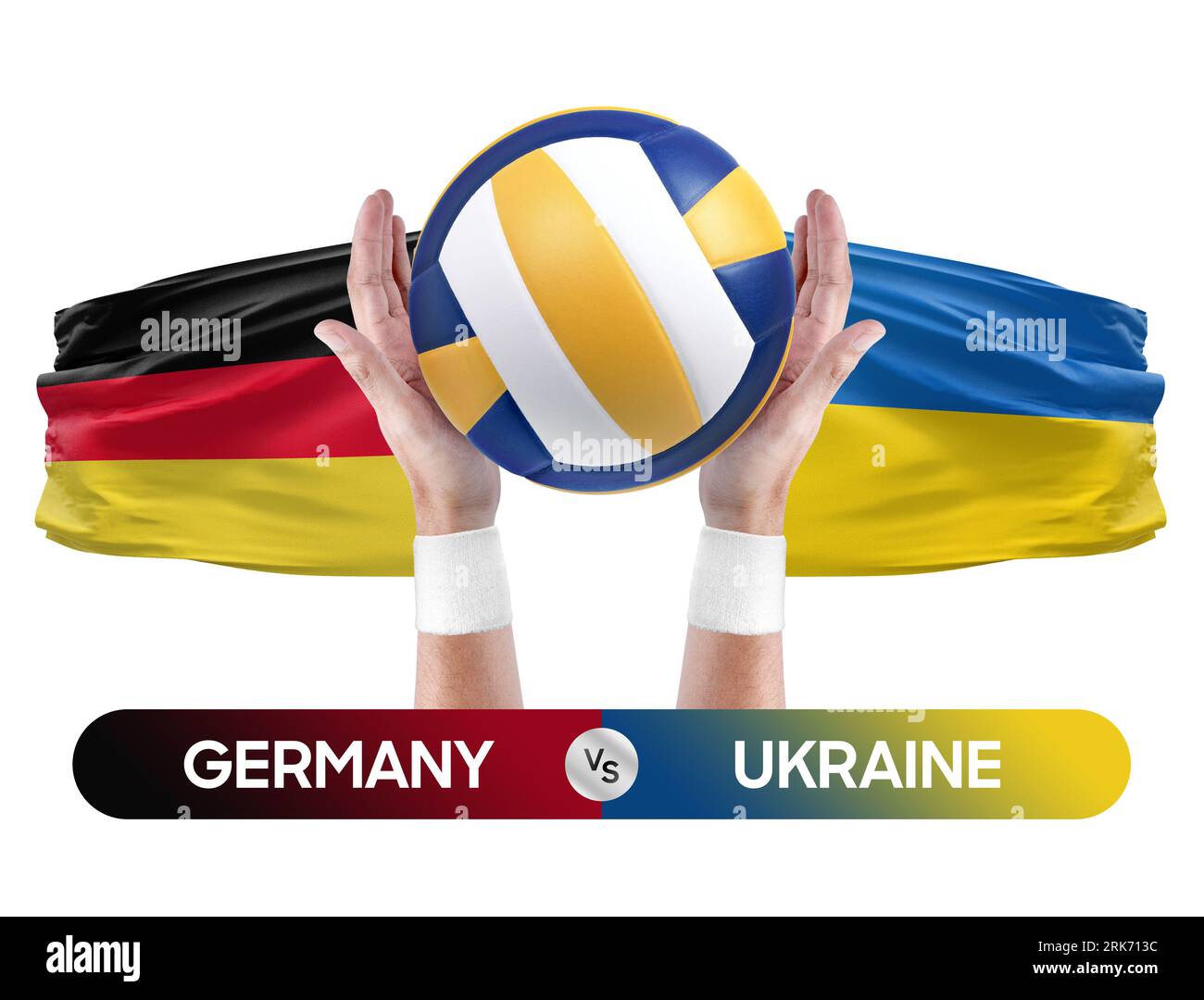 Germany vs Ukraine national teams volleyball volley ball match ...