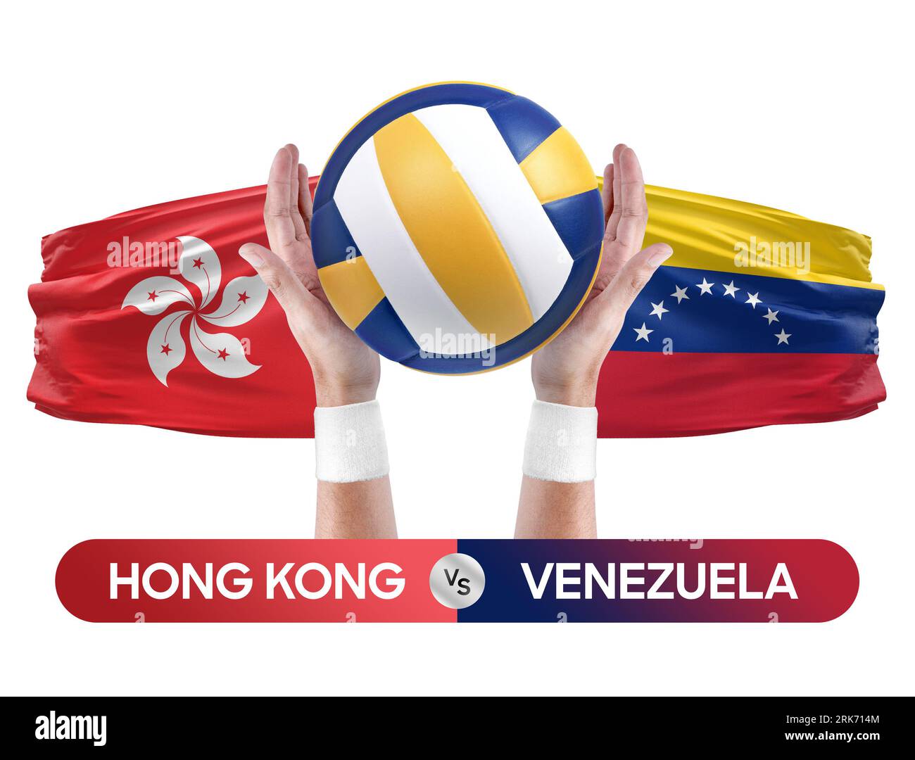 Hong Kong vs Venezuela national teams volleyball volley ball match ...