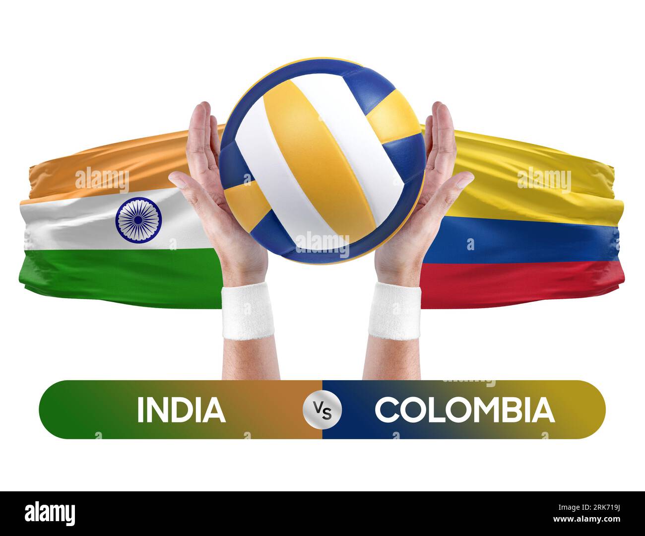 India vs Colombia national teams volleyball volley ball match ...