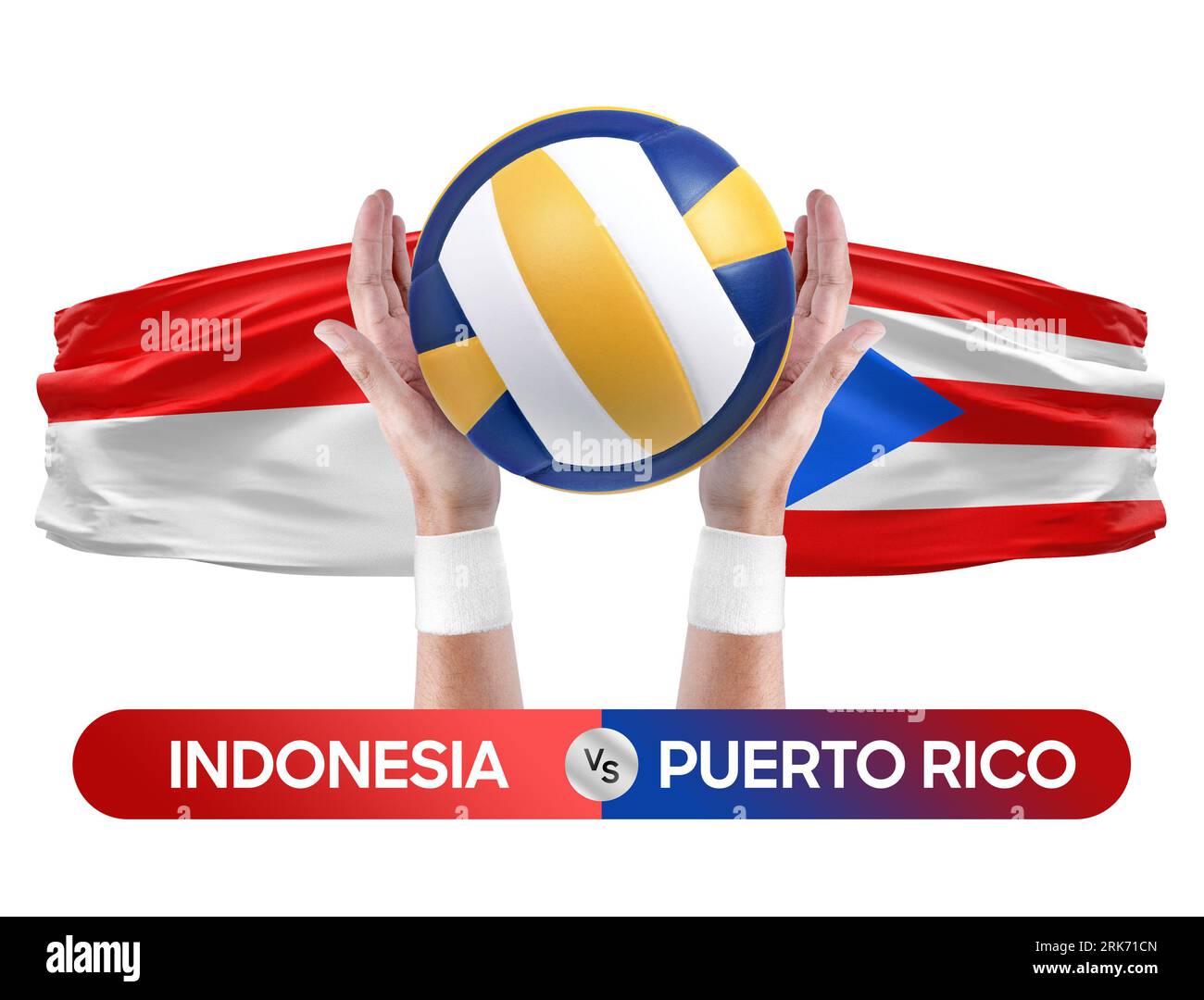 Indonesia vs puerto rico Cut Out Stock Images & Pictures - Alamy