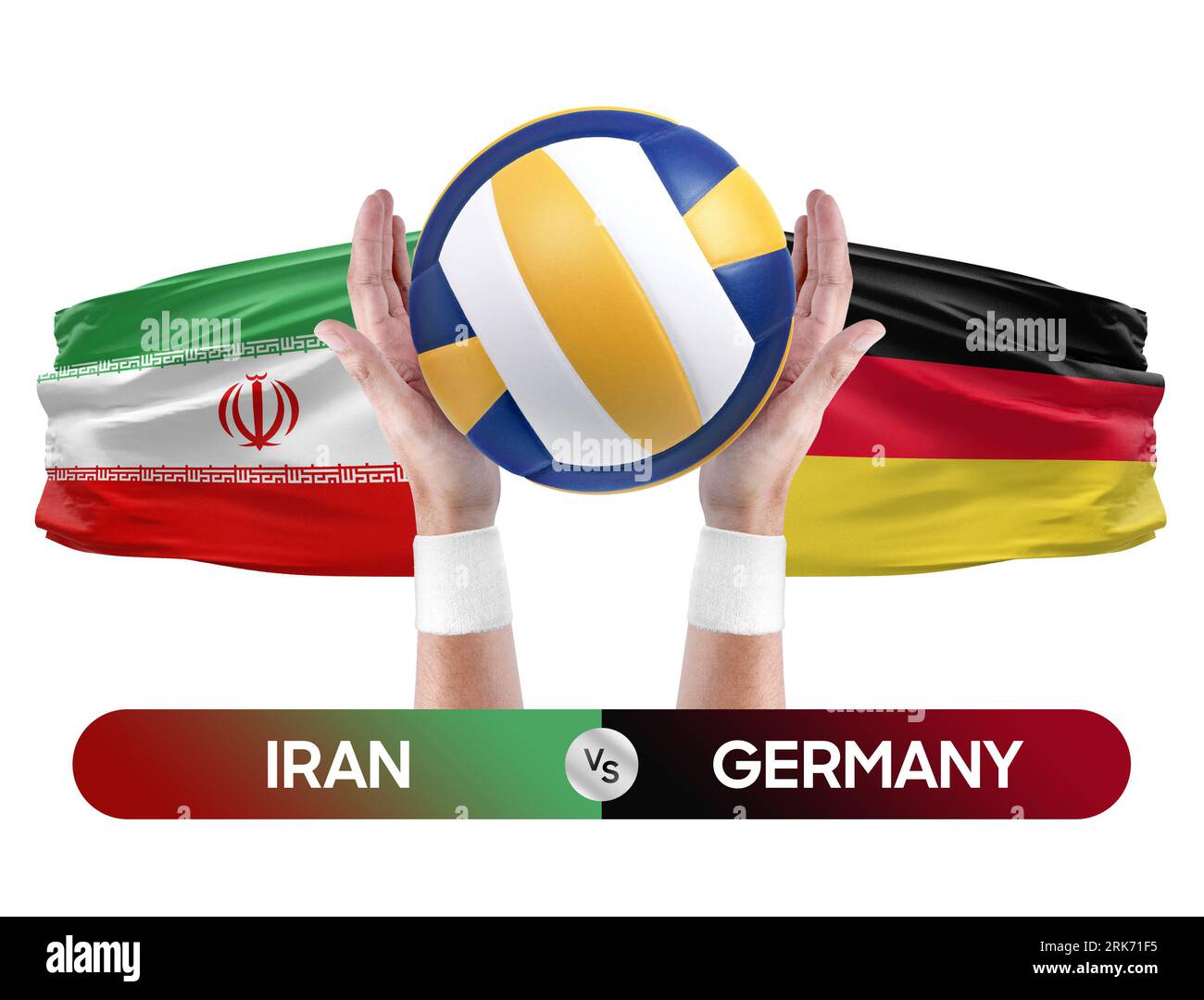 Iran vs Germany national teams volleyball volley ball match competition ...